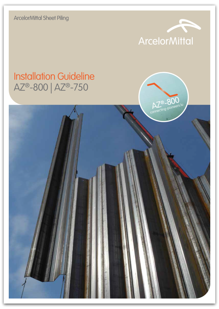 Einbringgeräte | ArcelorMittal Spundwand